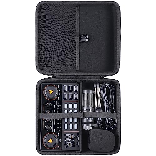 Khanka 収納ケース 互換品 MAONO オーディオミキサー オーディオインターフェース (AU-AM200-S1)（ケースのみ）ブランド: Khankaメーカー: khanka型番: KN-20210031JAN: 074196060...