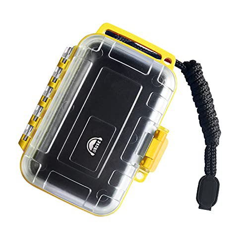 okcsc EZB05 イヤホンケース ハードケース 収納ポーチ 小物 有線イヤホン ケーブル 収納 IP68 防水 防塵 防震 耐衝撃 透明+イエローブランド: okcscメーカー: WoodhifiJAN: 0791715290816o...