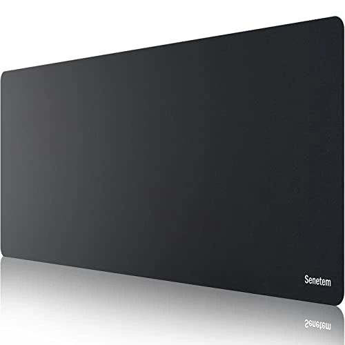 Senetem マウスパッド 大型 薄型 ゲーミング マウス パッド 大きいキーボードパッド 800×300×2mm 滑り止め レーザー&光学式マウス対応 黒 XL(80*30cm)ブランド: Senetemメーカー: SenetemSen...