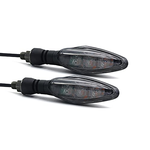 MFC PRO オートバイ 汎用 ミニ 防水 高輝度LED ステアリングランプ ターンランプ(スモークレンズ, 二個)ブランド: MFC PROメーカー: DEMYJAN: 0710328112643MFC PRO オートバイ 汎用 ミニ ...