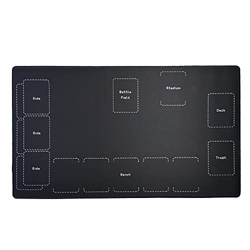 OTOlife プレイマット 60×35cmより広い 全面縫製仕様 ラバープレイマット 滑り止め 専用アウトドアグレードの600D防水収納バッグ カードゲーム 60×35cm (黒)ブランド: OTOlifeメーカー: OTOlifeJAN...