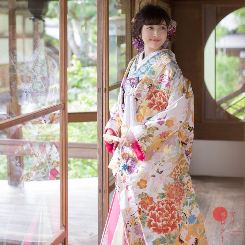 楽天市場】花嫁着物セット(種類(花嫁着物)色打掛)(和服 楽天市場】花嫁着物セット(種類(花嫁着物)色打掛)(和服