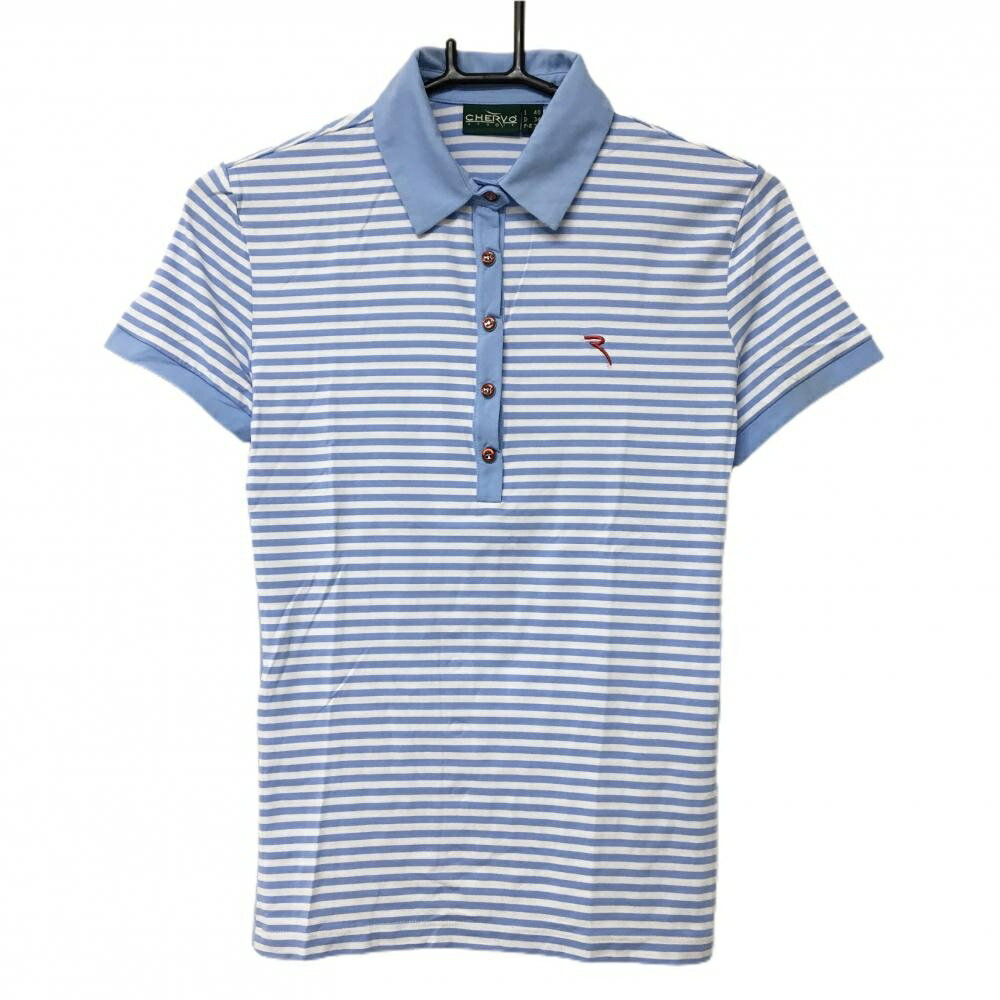 商品説明 ブランド CHERVO アイテム 半袖ポロシャツ 表記サイズ I40 ※海外サイズの場合もございます。必ず実寸サイズをご確認ください。 実寸サイズ 　身幅：約42cm　袖丈：約15cm　肩幅：約37.5cm　着丈：約59cm ※実...