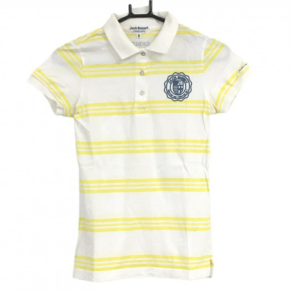 商品説明 ブランド Jack Bunny アイテム 半袖ポロシャツ 表記サイズ 0 ※海外サイズの場合もございます。必ず実寸サイズをご確認ください。 実寸サイズ 　身幅：約38.5cm　袖丈：約15cm　肩幅：約32cm　着丈：約58.5c...