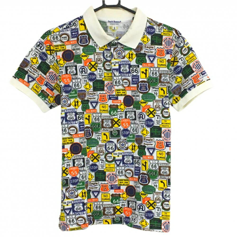 商品説明 ブランド Jack Bunny アイテム 半袖ポロシャツ 表記サイズ 4 ※海外サイズの場合もございます。必ず実寸サイズをご確認ください。 実寸サイズ 　身幅：約47cm　袖丈：約18.5cm　肩幅：約41cm　着丈：約63cm ...