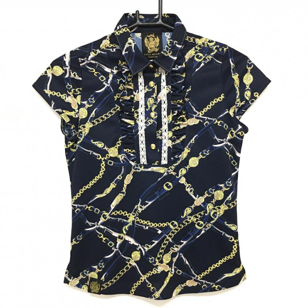 商品説明 ブランド VIVA HEART アイテム 半袖ポロシャツ 表記サイズ 40 ※海外サイズの場合もございます。必ず実寸サイズをご確認ください。 実寸サイズ 　身幅：約41.5cm　袖丈：約11.5cm　肩幅：約32cm　着丈：約53...