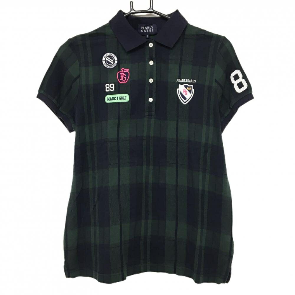 商品説明 ブランド PEARLY GATES アイテム 半袖ポロシャツ 表記サイズ 2 ※海外サイズの場合もございます。必ず実寸サイズをご確認ください。 実寸サイズ 　身幅：約48.5cm　袖丈：約17cm　肩幅：約37.5cm　着丈：約6...