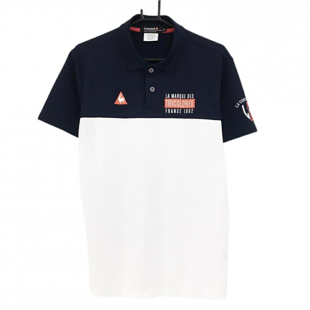 商品説明 ブランド le coq sportif アイテム 半袖ポロシャツ 表記サイズ LL ※海外サイズの場合もございます。必ず実寸サイズをご確認ください。 実寸サイズ 　身幅：約58cm　袖丈：約22cm　肩幅：約45cm　着丈：約73...