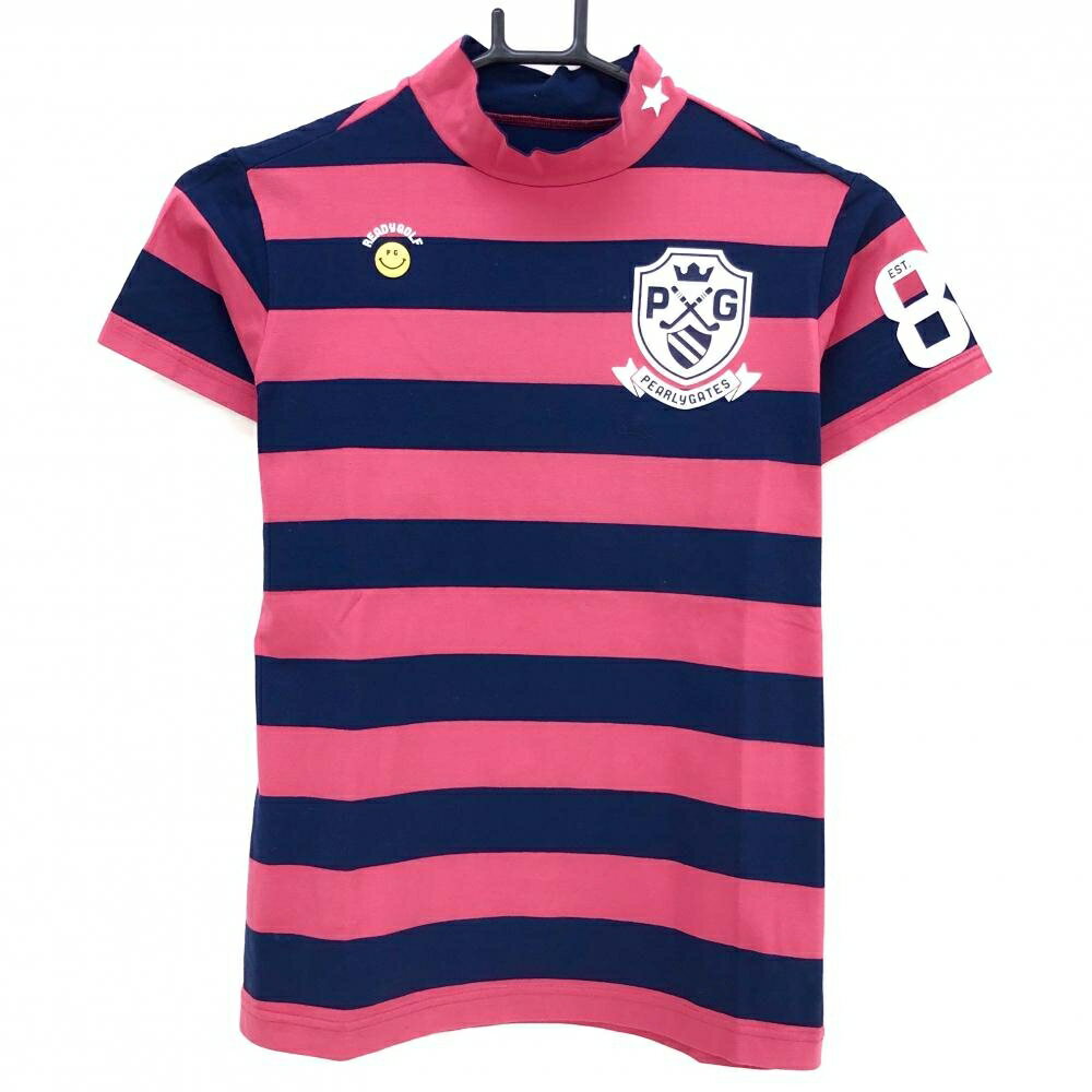 商品説明 ブランド PEARLY GATES アイテム 半袖ハイネックシャツ 表記サイズ 1 ※海外サイズの場合もございます。必ず実寸サイズをご確認ください。 実寸サイズ 　身幅：約42cm　袖丈：約14cm　肩幅：約35.5cm　着丈：約...