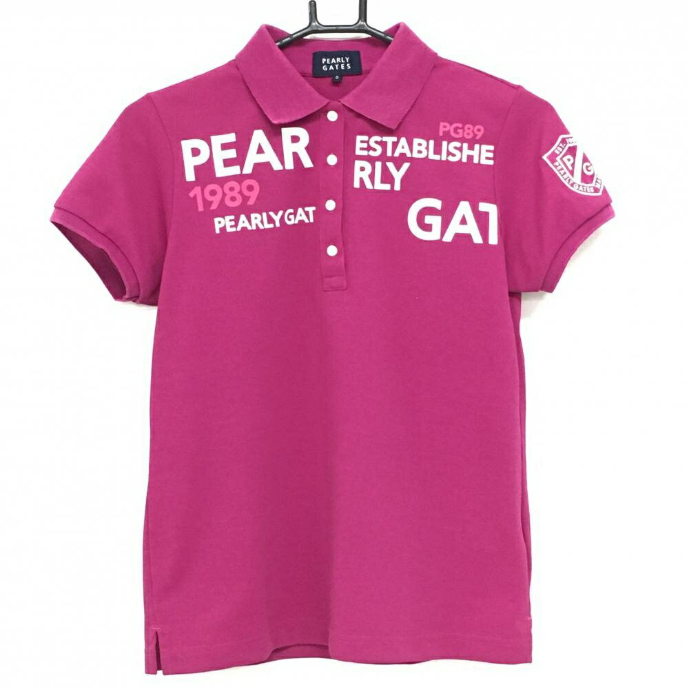 商品説明 ブランド PEARLY GATES アイテム 半袖ポロシャツ 表記サイズ 0 ※海外サイズの場合もございます。必ず実寸サイズをご確認ください。 実寸サイズ 　身幅：約46cm　袖丈：約15.5cm　肩幅：約36cm　着丈：約57....