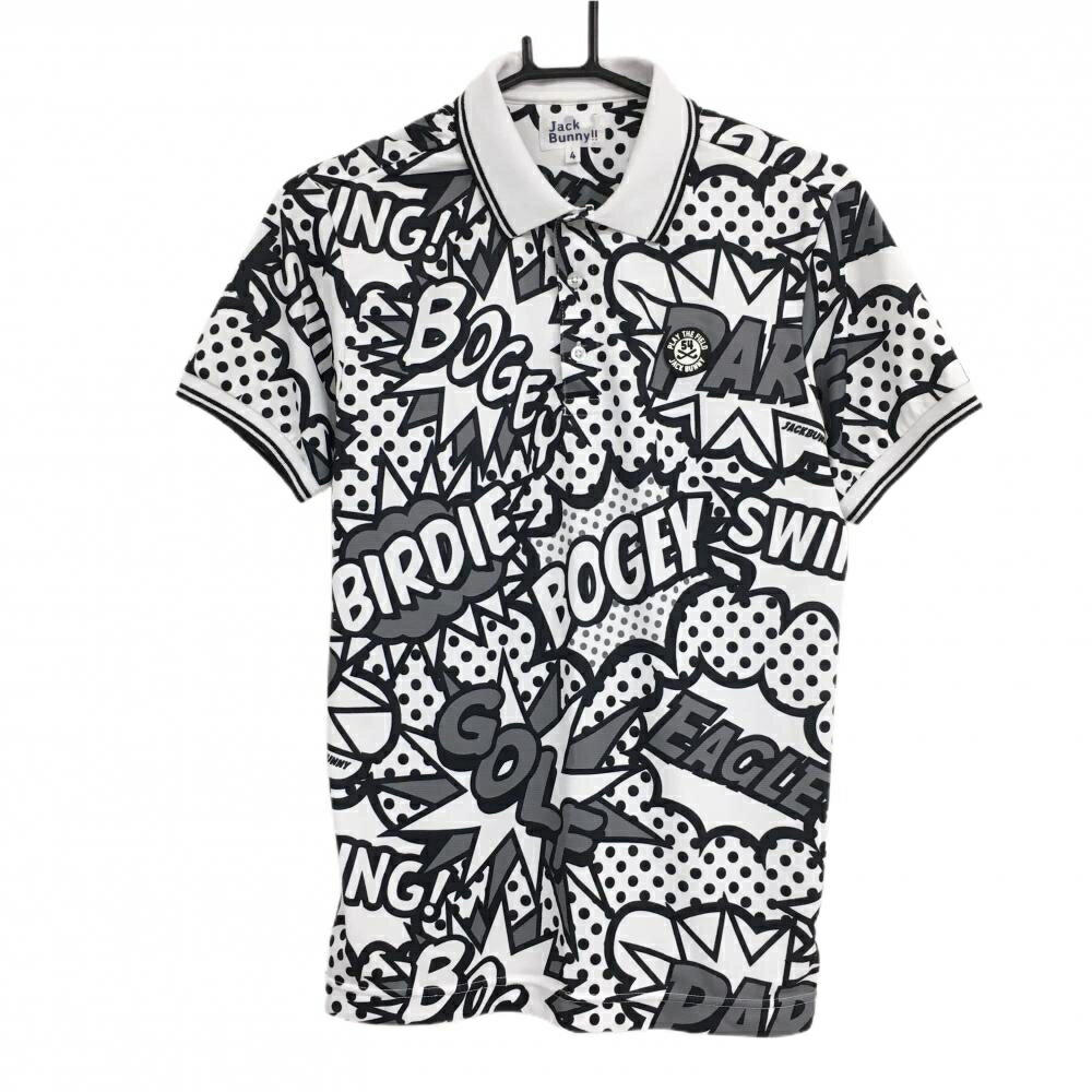 商品説明 ブランド Jack Bunny アイテム 半袖ポロシャツ 表記サイズ 4 ※海外サイズの場合もございます。必ず実寸サイズをご確認ください。 実寸サイズ 　身幅：約48cm　袖丈：約19cm　肩幅：約40cm　着丈：約65cm ※実...