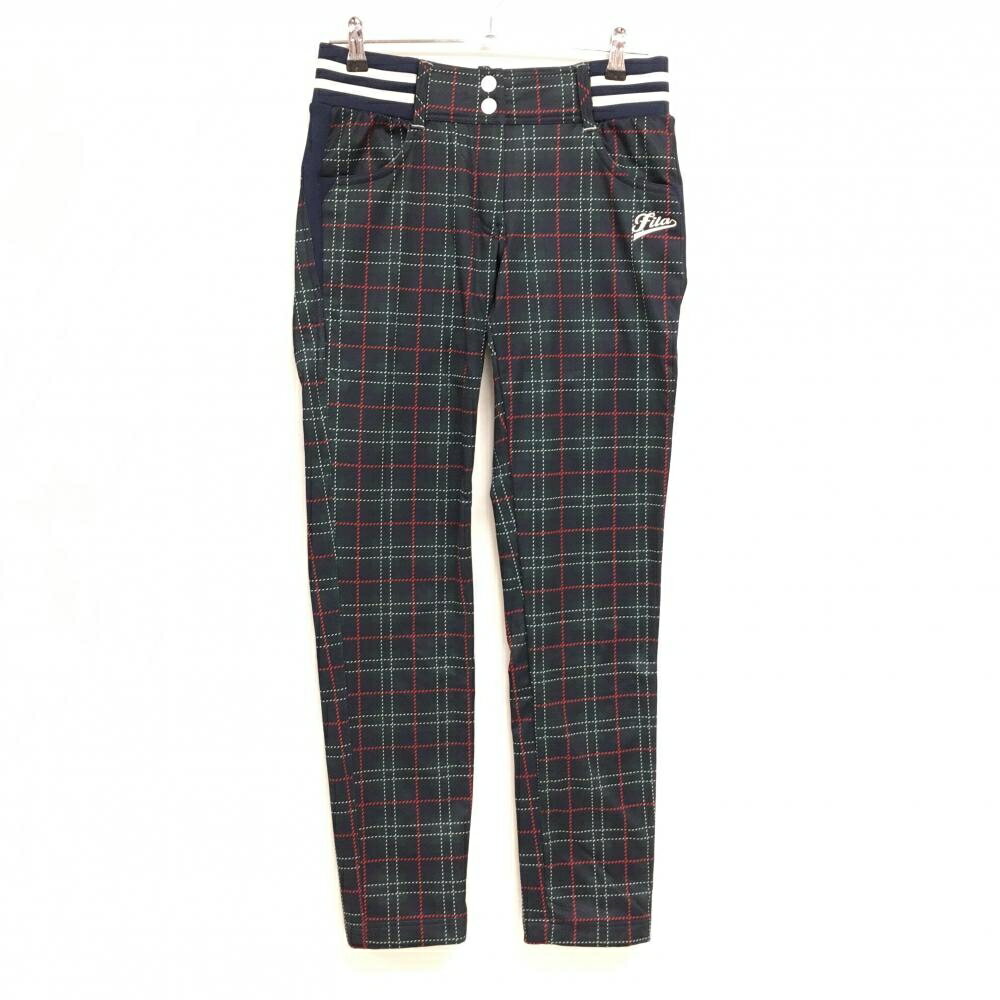 商品説明 ブランド FILA GOLF アイテム パンツ 表記サイズ L ※海外サイズの場合もございます。必ず実寸サイズをご確認ください。 実寸サイズ 　ウエスト：約38cm　股上：約22.5cm　股下：約79cm　もも幅：約25cm　裾幅...