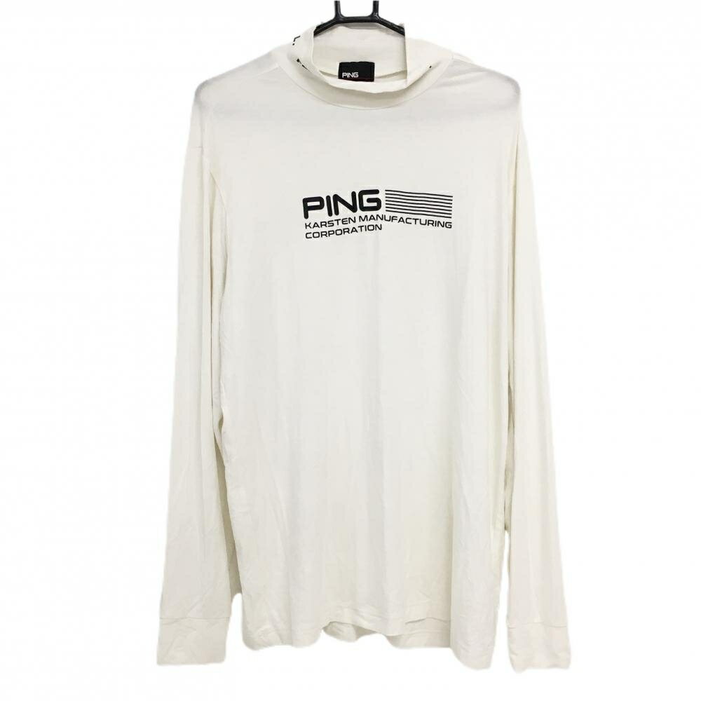 商品説明 ブランド PING アイテム 長袖ハイネックシャツ 表記サイズ LL ※海外サイズの場合もございます。必ず実寸サイズをご確認ください。 実寸サイズ 　身幅：約55.5cm　袖丈：約66.5cm　肩幅：約48.5cm　着丈：約74c...