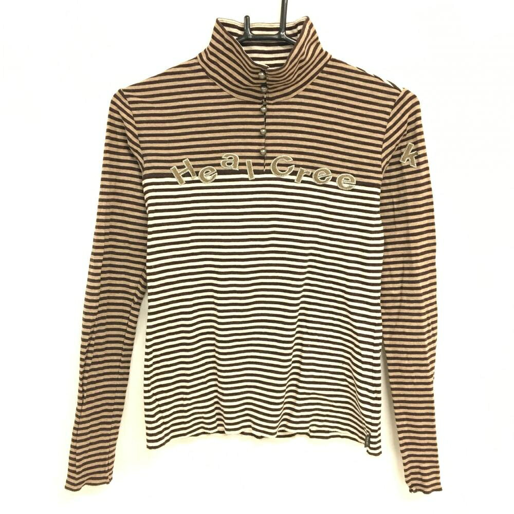 商品説明 ブランド Heal Creek アイテム 長袖ハイネックシャツ 表記サイズ 40 ※海外サイズの場合もございます。必ず実寸サイズをご確認ください。 実寸サイズ 　身幅：約40cm　袖丈：約58cm　肩幅：約36cm　着丈：約54c...