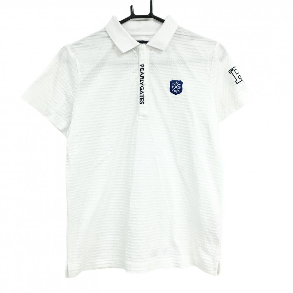 商品説明 ブランド PEARLY GATES アイテム 半袖ポロシャツ 表記サイズ 2 ※海外サイズの場合もございます。必ず実寸サイズをご確認ください。 実寸サイズ 　身幅：約48.5cm　袖丈：約17.5cm　肩幅：約38cm　着丈：約6...