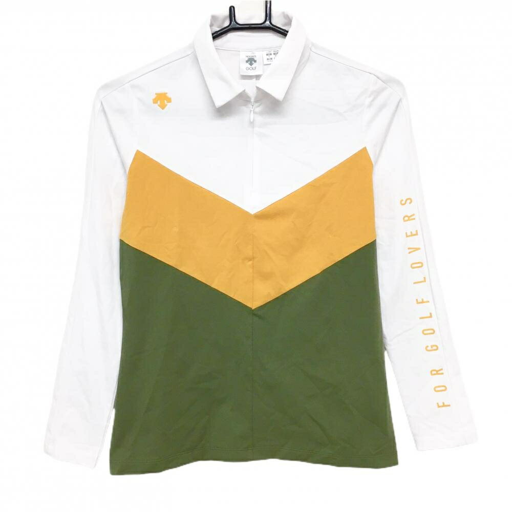 商品説明 ブランド DESCENTE アイテム 長袖ポロシャツ 表記サイズ S ※海外サイズの場合もございます。必ず実寸サイズをご確認ください。 実寸サイズ 　身幅：約43cm　袖丈：約56cm　肩幅：約34cm　着丈：約58cm ※実寸サ...