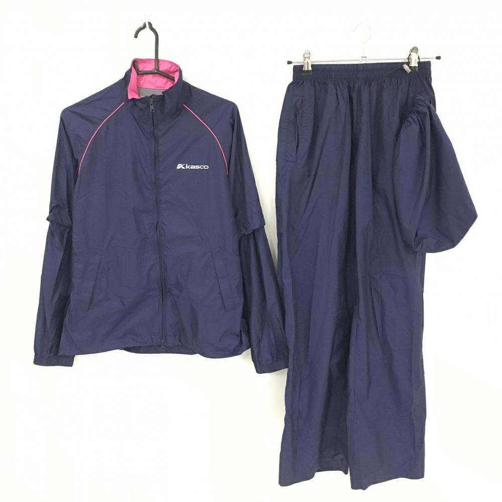 商品説明 ブランド kasco アイテム レインウェア(2WAジャケット×パンツ) 表記サイズ L ※海外サイズの場合もございます。必ず実寸サイズをご確認ください。 実寸サイズ 　ゆき丈：約50.5/86.5cm　身幅：約52cm　着丈：約...