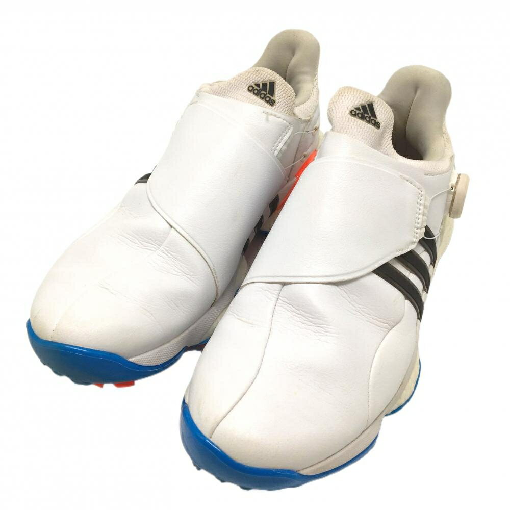 商品説明 ブランド adidas アイテム ゴルフシューズ 表記サイズ 25.5 ※海外サイズの場合もございます。必ず実寸サイズをご確認ください。 実寸サイズ 　アウトソール全長：約29cm　アウトソール最大幅：約11.5cm ※実寸サイズ...