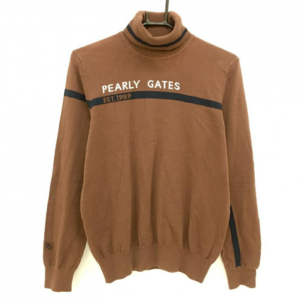 商品説明 ブランド PEARLY GATES アイテム タートルネックセーター 表記サイズ 1 ※海外サイズの場合もございます。必ず実寸サイズをご確認ください。 実寸サイズ 　身幅：約48cm　袖丈：約57.5cm　肩幅：約37.5cm　着...
