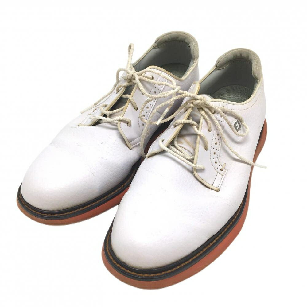 商品説明 ブランド FootJoy アイテム ゴルフシューズ 表記サイズ 25.5 ※海外サイズの場合もございます。必ず実寸サイズをご確認ください。 実寸サイズ 　アウトソール全長：約29cm　アウトソール最大幅：約11.5cm ※実寸サイ...