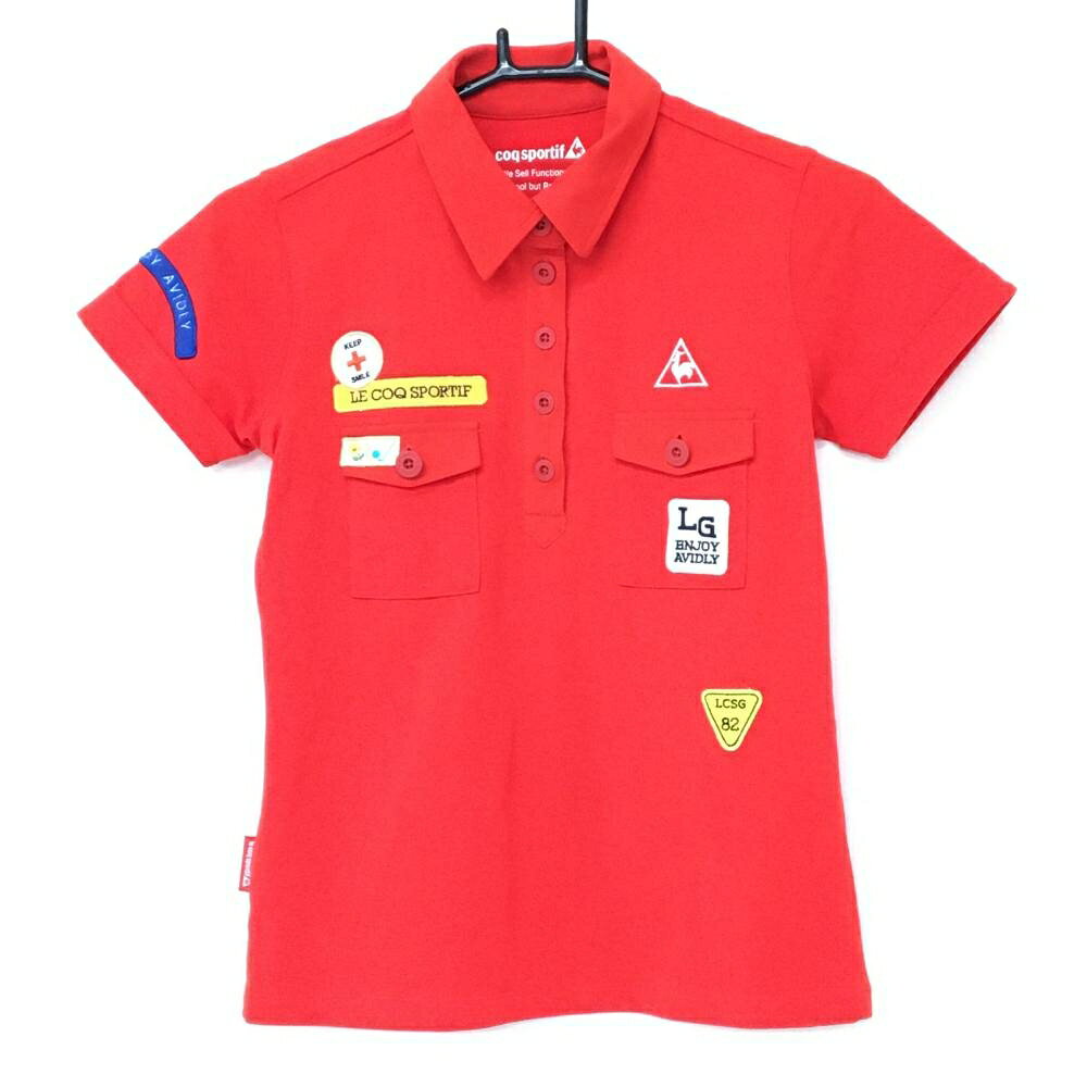 商品説明 ブランド le coq sportif アイテム 半袖ポロシャツ 表記サイズ S ※海外サイズの場合もございます。必ず実寸サイズをご確認ください。 実寸サイズ 　身幅：約42.5cm　袖丈：約14cm　肩幅：約34.5cm　着丈：...