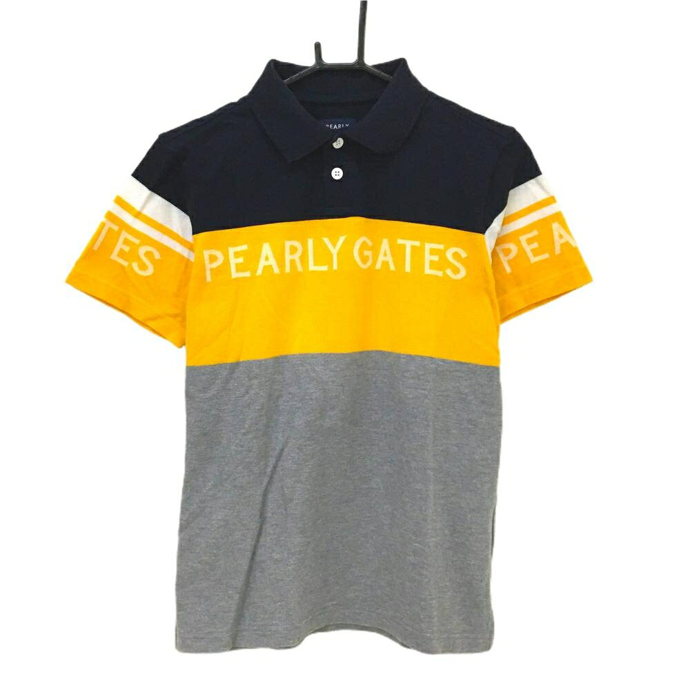 商品説明 ブランド PEARLY GATES アイテム 半袖ポロシャツ 表記サイズ 4 ※海外サイズの場合もございます。必ず実寸サイズをご確認ください。 実寸サイズ 　身幅：約49cm　袖丈：約19cm　肩幅：約40.5cm　着丈：約62c...