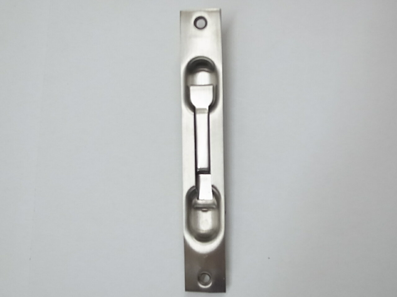 GOOD鉄扉用フランス落しOD-505です。タテ170ミリ×ヨコ25ミリ ビスピッチ153ミリ Rフロント仕様 ネジ径2分5厘