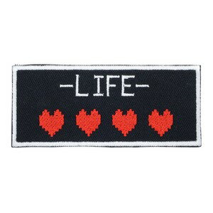 ミリタリーワッペン 体力表示 ユニークパッチベルクロ面に取り付けが可能なユニークパッチオリジナルパッチ販売店「にとろんぱっち」のミリタリーパッチ。自身の体力状況を知らせるようなユニークなデザインが特徴。裏面がオスベルクロになっているので、カ...