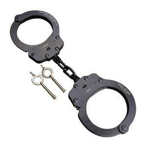 PEERLESS 手錠 ハンドカフ改良型のロック機構を採用した頑丈なハンドカフアメリカ・ピアレス社のハンドカフ(手錠)、伝統的なハンドカフのデザインを持ちながら、機能性が高められた701Cモデルです。こじ開けや不正改造に強く、スムーズに歯が...