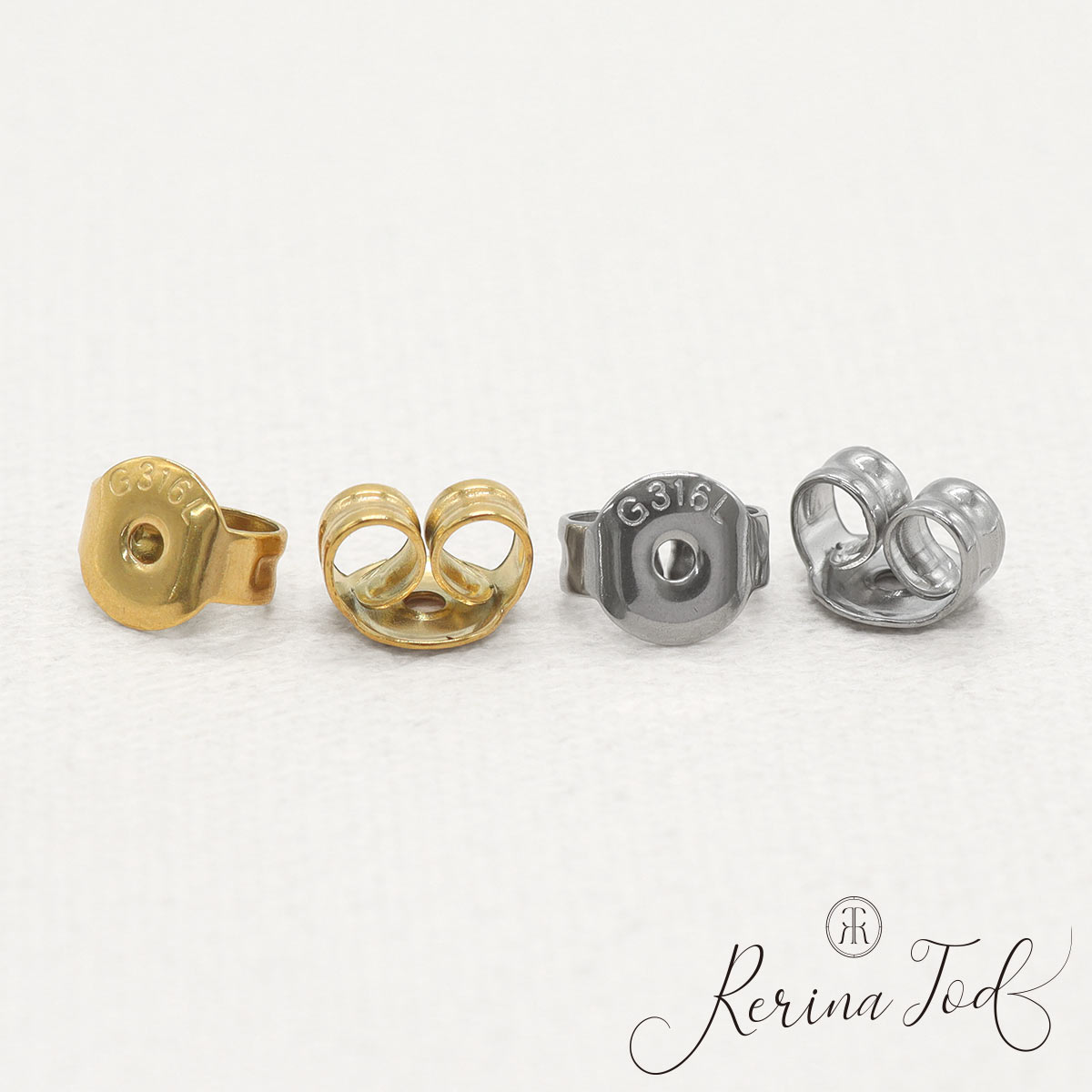 【詳細】 素材(シルバー)：サージカルステンレス316L(医療用) 素材(ゴールド)：サージカルステンレス316L(医療用)にPVDコーティング カラー：シルバー/ゴールド 対応サイズ：20G(約0.8mm)用/18G(約1.0mm)用 モ...