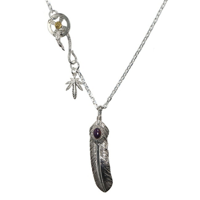 ※基本的に即日発送ですが在庫が無い場合、2日〜2週間程度のお時間がかかる場合が御座います。 【MATERIAL】 SV925 K18 スギライト 【カスタム内容】 特大銀縄スギライト(左) ガンジャSV(S) イーグルフックSV＆レギュラー...