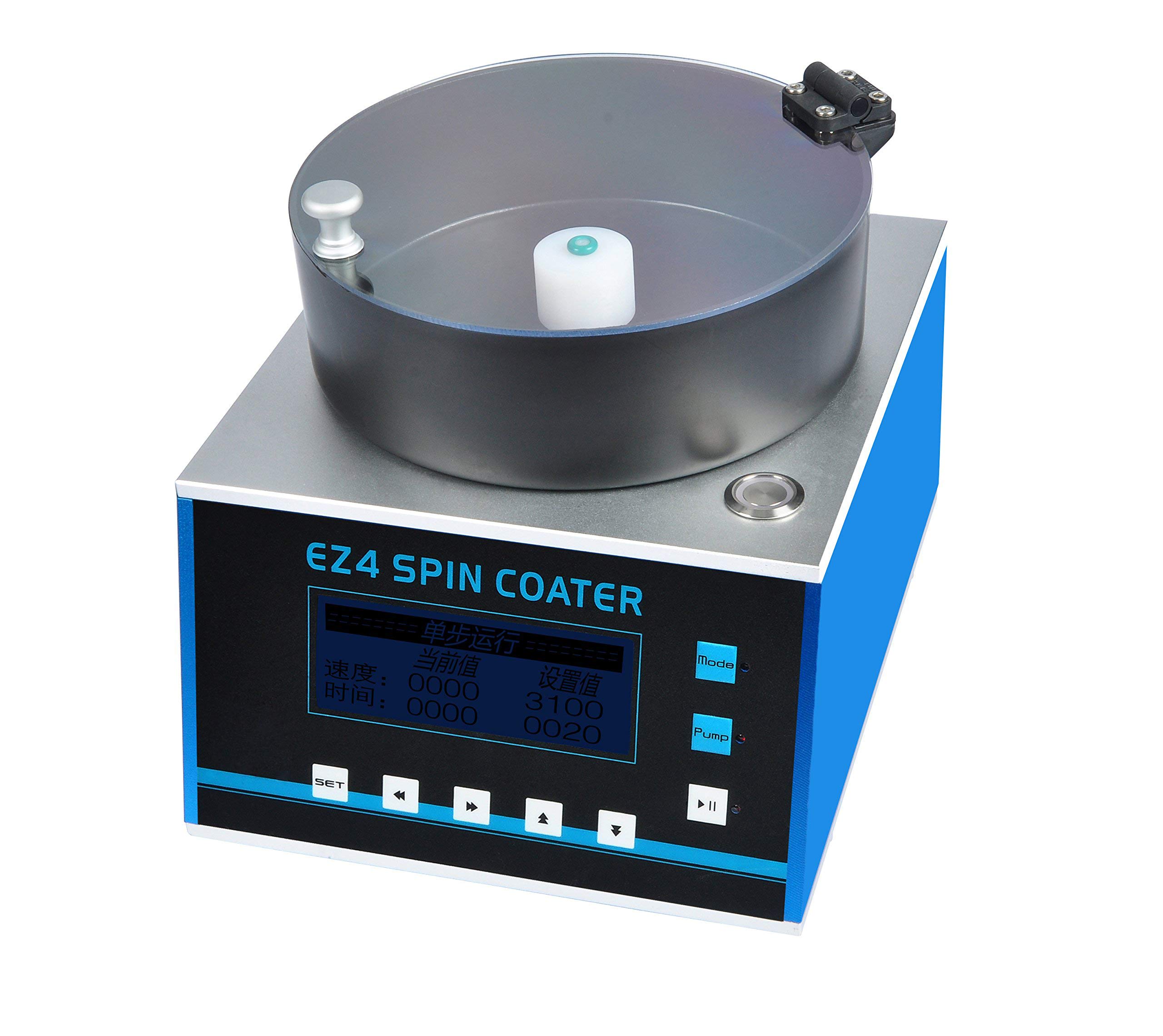 Max Spin Speed:10,000 RPM Speed Resolution:1 RPM Max Spin Time:3,000 S Time Resolution:1 S Chuck diameter:5 inches (acco...