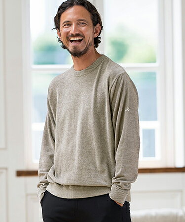 BLACK GREIGE ▼製品説明 【by CAMBIO】 --CAMBIO -- 181cmのモデルが4(L)サイズを着用。ネットいらない。型崩れしない。夜洗濯、朝乾く。最も洗濯に適したニット。最洗濯が最選択。【SAISENTAKUシリ...