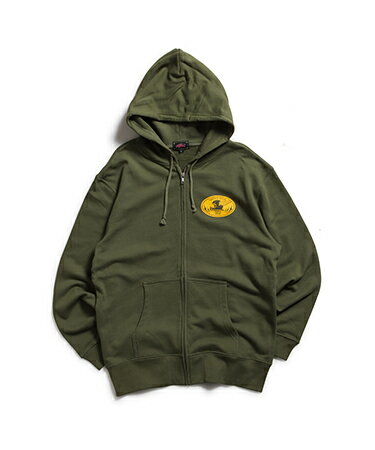 3．MIX GREY 15．BLACK 41．L.OLIVE ▼製品説明 【by CAMBIO】 --CAMBIO -- ワッペン調に描かれたワンポイントグラフィックのジップパーカー。男の憧れであるごちゃ混ぜのガレージ、自分達の基地のエンブ...