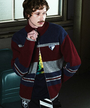 RED BROWN ▼製品説明 【by CAMBIO】 --CAMBIO -- 厚手でふっくらした畦編みのジップアップトップス。編み地で厚みと立体感を出しました。スポーティにもクラシックにも着れるニットアイテムです。 ▼寸法(平置き) Sサ...