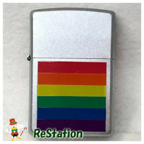 　　ZIPPOレインボーフラッグLGBT　Rainbowflag　クロームサテン205 ブランド 十歩 色・柄 シルバー 素材 メタル 仕様 USA サイズ(cm) 付属品 箱 未使用品。メール便でおおくりします。 現状になりますのでUSE...