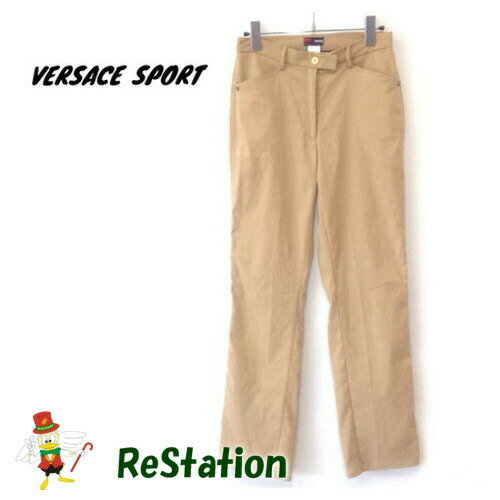　　ヴェルサーチ スポーツ VERSACE SPORT パンツ ベージュ レディース ブランド VERSACE SPORT 色・柄 ベージュ 素材 ナイロン93％ポリウレタン7％ 仕様 サイズ(cm) ウエスト約66パンツ総丈98股下73....