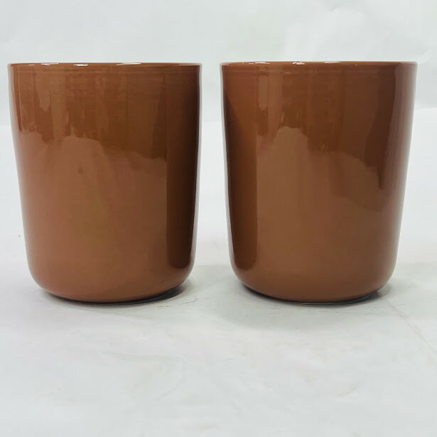 　　ZONE(ゾーン) ダブルウォールサーモカップ 300ml 2P SINGLES 332033 ブランド ZONE 色・柄 茶 素材 陶器 仕様 ドイツ サイズ(cm) 口径9*高10.8センチ 付属品 2個入り1箱 未開梱未使用品。撮...