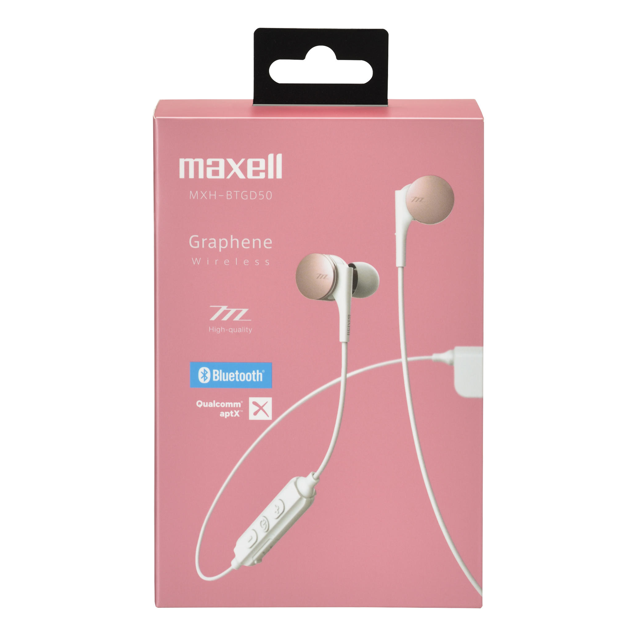 家電　　マクセル Bluetooth対応ワイヤレスカナル型ヘッドホン Graphene MXH-BTGD50PK ピンク系 型番 MXH-BTGD50PK 色 ピンク系 素材 仕様 Bluetoothバージョン：Ver.5.0 サイズ(cm...