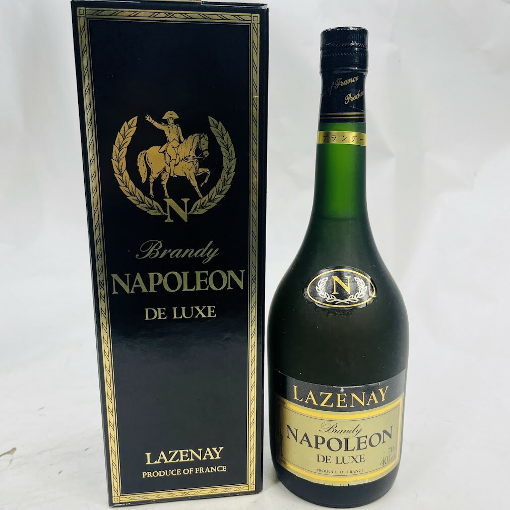洋酒　　LAZENAY　ラズネイ　ナポレオンブランデー700ml40度 内容量 (ml) 700 アルコール度数 40 原産国 フランス 付属品 箱 ※古酒につきコルクが破損しやすいです。慎重に開栓しましてもきっと起こります。コルクは無保証...