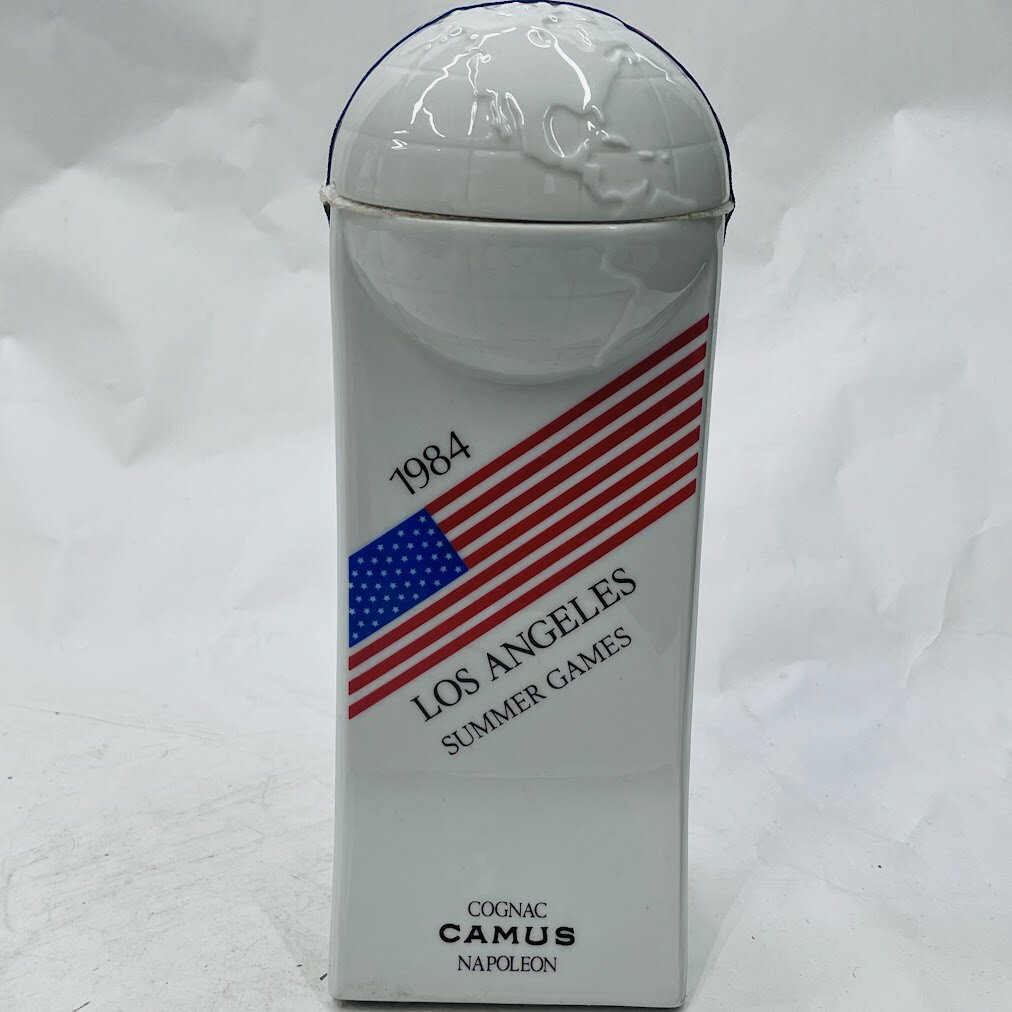 洋酒　　カミュ ロサンゼルス オリンピック 1984 700ml40度箱付き 内容量 (ml) 700 アルコール度数 40 原産国 フランス 付属品 箱 ※古酒につきコルクが破損しやすいです。慎重に開栓しましてもきっと起こります。コルクは...