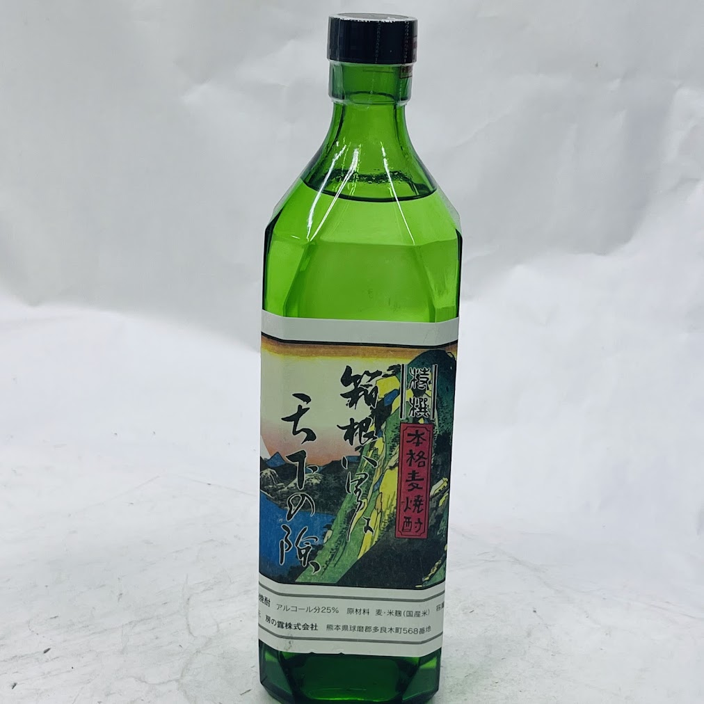 洋酒　　箱根八里は天下の険 720ml 25% 焼酎（麦）房の露 内容量 (ml) 720 アルコール度数 25 原産国 熊本 付属品 なし 未開栓。梱包して宅急便でお送りします。 C　O　N　D　I　T　I　O　N 参考ランクは、 商品状...