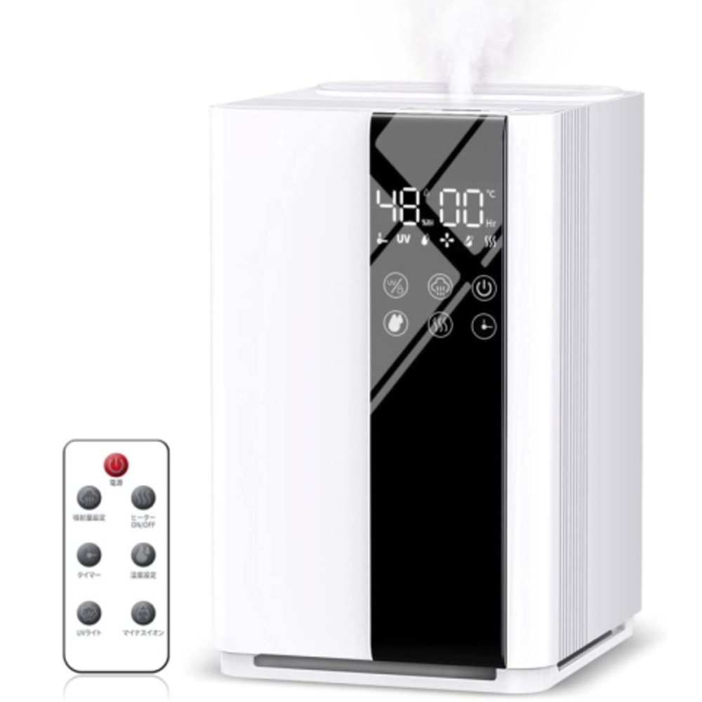 家電　　LOMAYA ハイブリット式 加湿器 5.0L リモコン付 RR-H940 ホワイト系 型番 RR-H940 色 ホワイト系 素材 仕様 タンク：5.0L、ハイブリット式 サイズ(cm) 箱サイズ約W27.5×H36.3×D24.0...