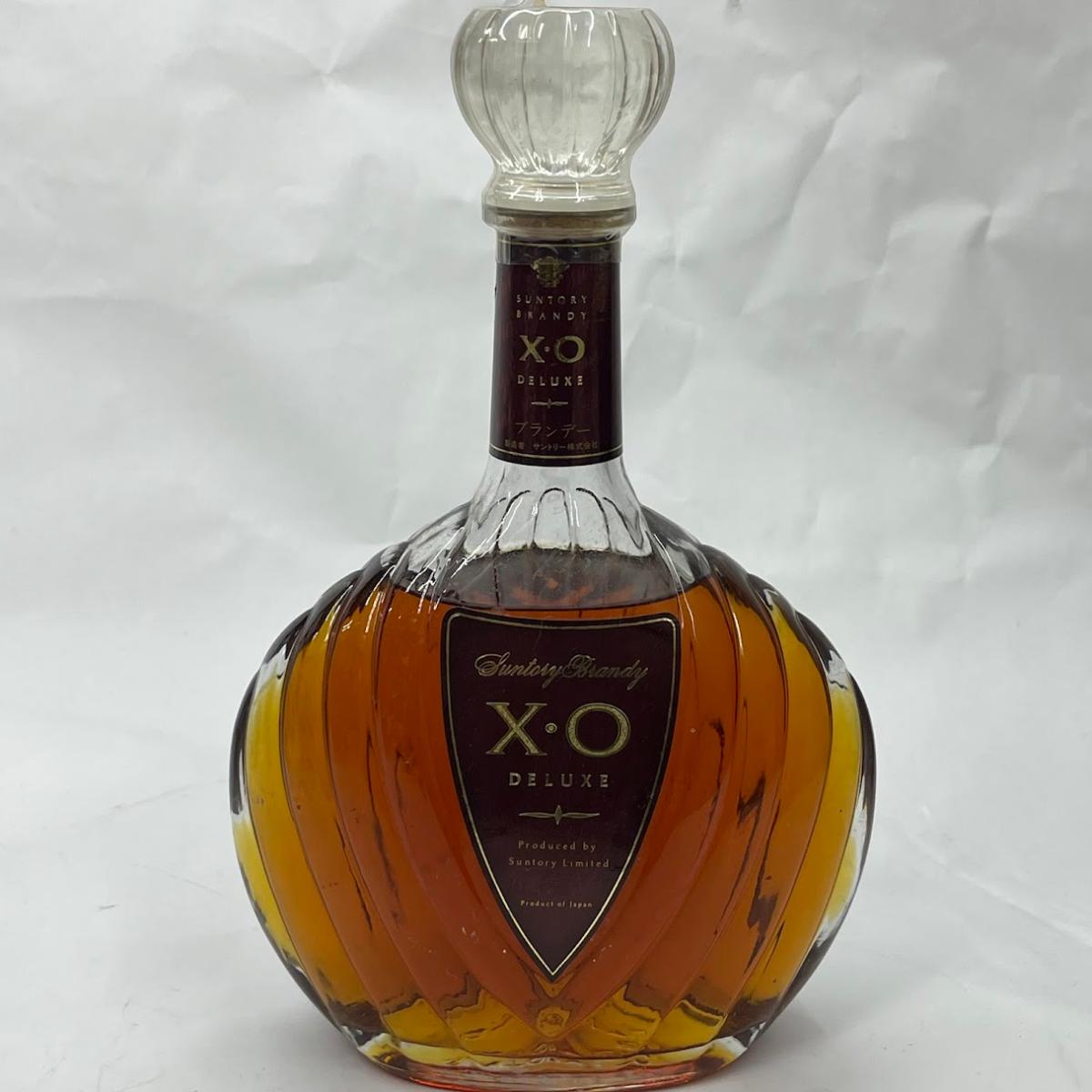 洋酒　　サントリーブランデーXOデラックス700ml40度 内容量 (ml) 700 アルコール度数 40 原産国 国産 付属品 なし ※古酒につきコルクが破損しやすいです。慎重に開栓しましてもきっと起こります。コルクは無保証ですのでご理解...