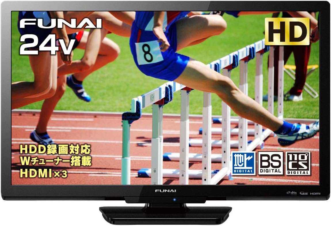 家電　　本体・リモコンのみ フナイ 24型 液晶テレビ FL-24H1010 ブラック系 2021年製 型番 FL-24H1010 色 ブラック系 素材 仕様 外付HDD録画対応 サイズ(cm) 約W56.0×H37.7×D14.0 参考定...