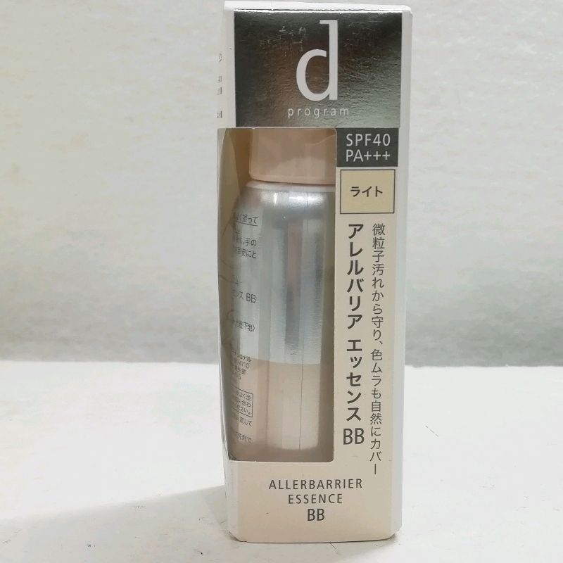 　　資生堂 dプログラム アレルバリア エッセンスBB ライト 40ml ブランド 資生堂 色・柄 素材 仕様 日本製 サイズ(cm) 箱サイズ幅約3.8×高さ約11.3×まち約3.3 付属品 無し 未使用品です。 現状になりますのでUSE...