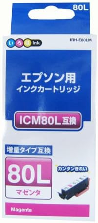 ソフト　　いろはインク エプソン用互換インク IRH-E80LM 素材 仕様 互換品 定価 0 付属品 未使用品です。 C　O　N　D　I　T　I　O　N 参考ランクは、 状態 新品 Nランク 新品・未使用品です Sランク 新品同様、どこに...