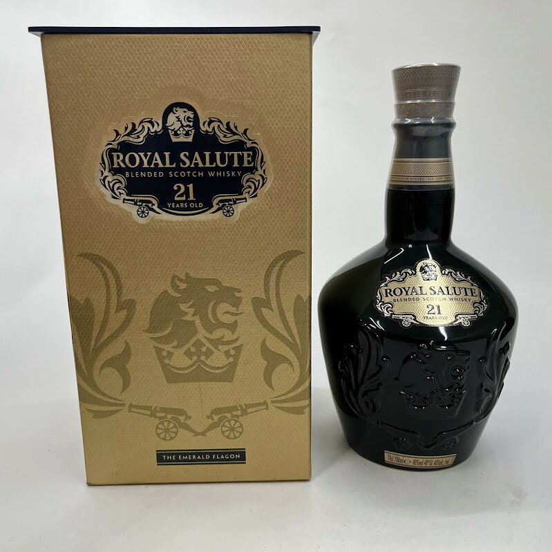 洋酒　　ROYAL SALUTE (ローヤルサルート) 21年 シグネチャーブレンド ブレンデッドスコッチ ウイスキー イギリス 700ml ギフトBox 内容量 (ml) 700 アルコール度数 40 原産国 イギリス 付属品 箱 ※古酒...