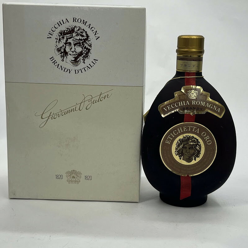 洋酒　　エチケッタオロベッキアロマグナ　イタリアブランデー700ml40度箱ビデオ付き 内容量 (ml) 700 アルコール度数 40 原産国 イタリア 付属品 箱ビデオテープ ※古酒につきコルクが破損しやすいです。慎重に開栓しましてもきっ...