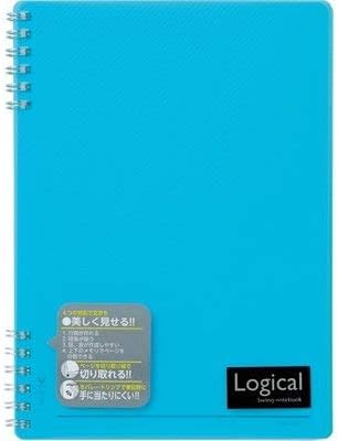 　　ナカバヤシ ロジカルWリングノート A5 スカイブルー NW-A507-SB×10冊セット ブランド ナカバヤシ 色・柄 ブルー系 素材 透明ポリプロピレンシート 仕様 上質紙70g/m²ロジカルA罫（7mm）26行・80枚 サイズ(c...